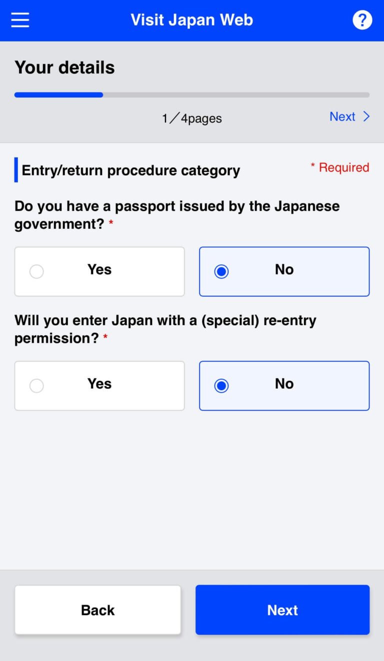 Japan Online Arrival Card: How to Fill Out Visit Japan Web (Step by ...