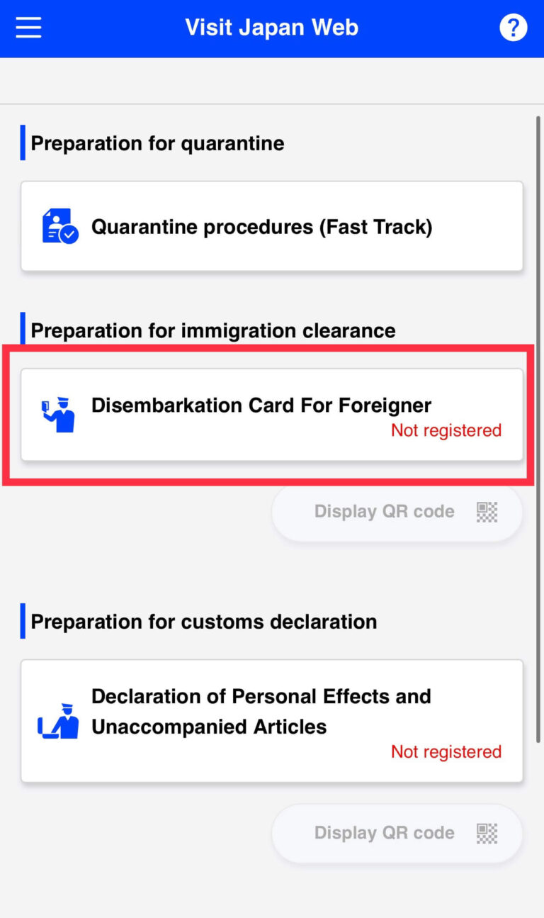Japan Online Arrival Card: How to Fill Out Visit Japan Web (Step by ...