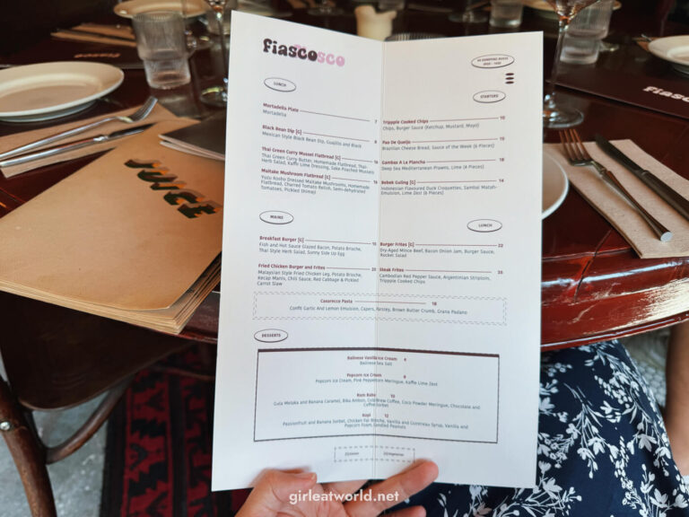 Sunday Lunch at Fiasco by Juice by the Kallang River — Girl Eat World